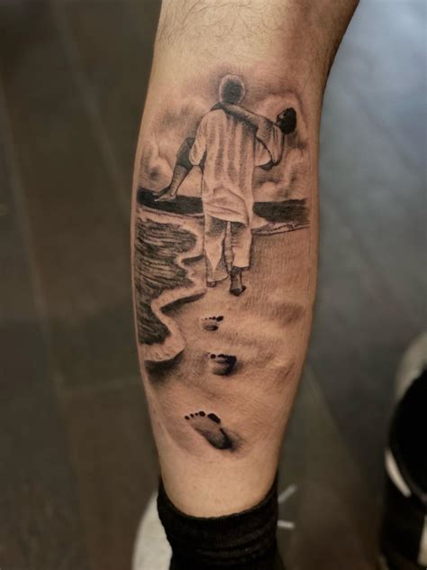 Footprints In The Sand Tattoo: Meaning & Design Ideas - CGS Connect