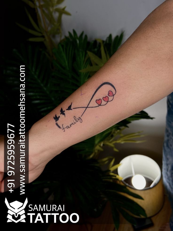 Infinity With Family Tattoo Ideas & Meanings Explained - CGS Connect