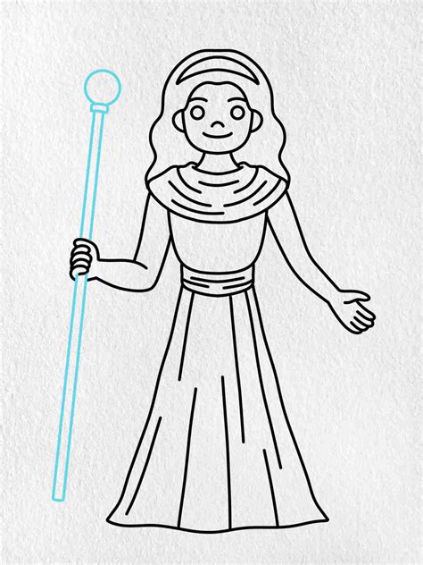 Easy Penelope Goddess Drawing Tutorial for Beginners - CGS Connect