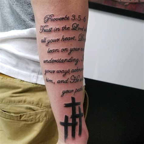 Proverbs 3:5-6 Tattoo: Inspiring Faith Ink Ideas - CGS Connect