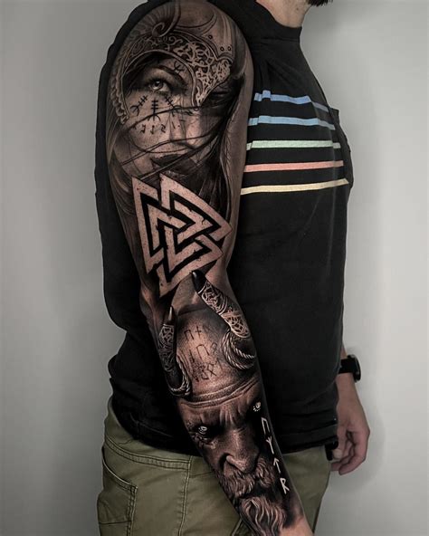 Viking Half Sleeve Tattoo Ideas & Inspiration - CGS Connect